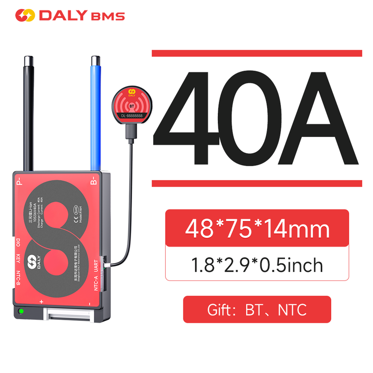 Daly Smart Lifepo4 BMS 4S 8S 16S 24S 12V 24V 48V Li-ion 10S 36V 13S 4 ...
