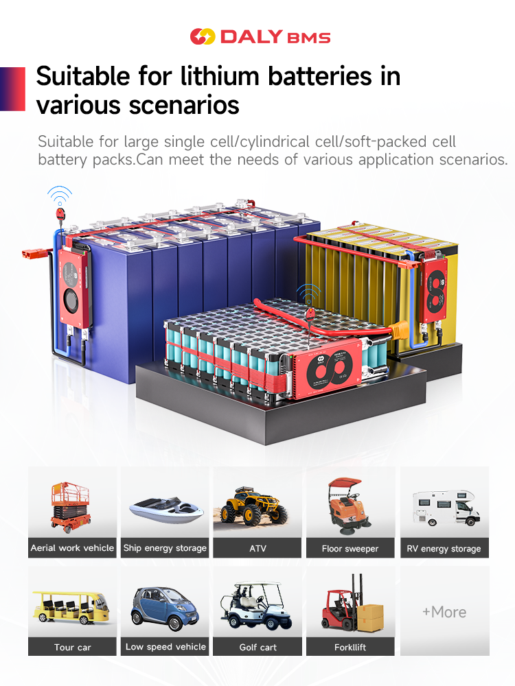 DALY SMART BMS LFP 4S 7S 8S 16S 20S 24S Li-ion 3S 7S 13S 14S 16S 20S – daly